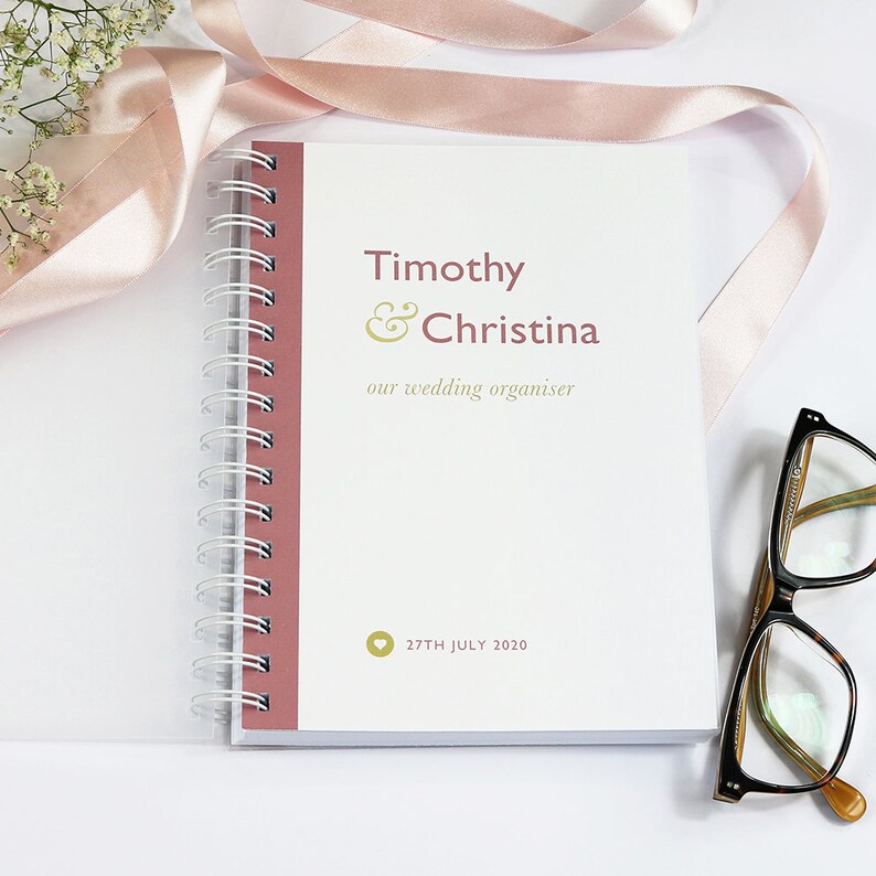 Personalised Wedding Planner Handbook - Etsy