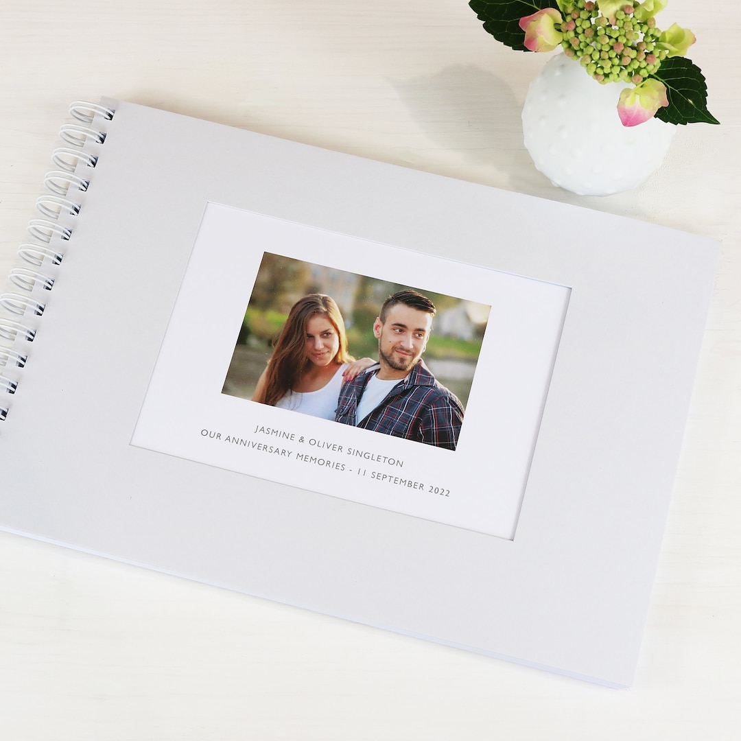 Personalised Anniversary Memory Book or Album: A4 - Etsy