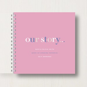 Personalised 'our Story' Memory Book or Album - Etsy