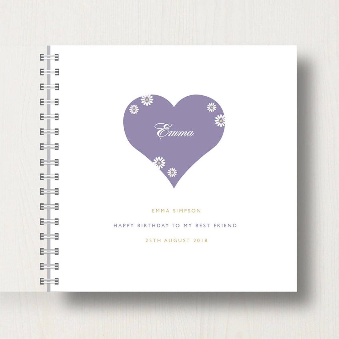 Personalised Best Friend Memory Book or Album - Etsy