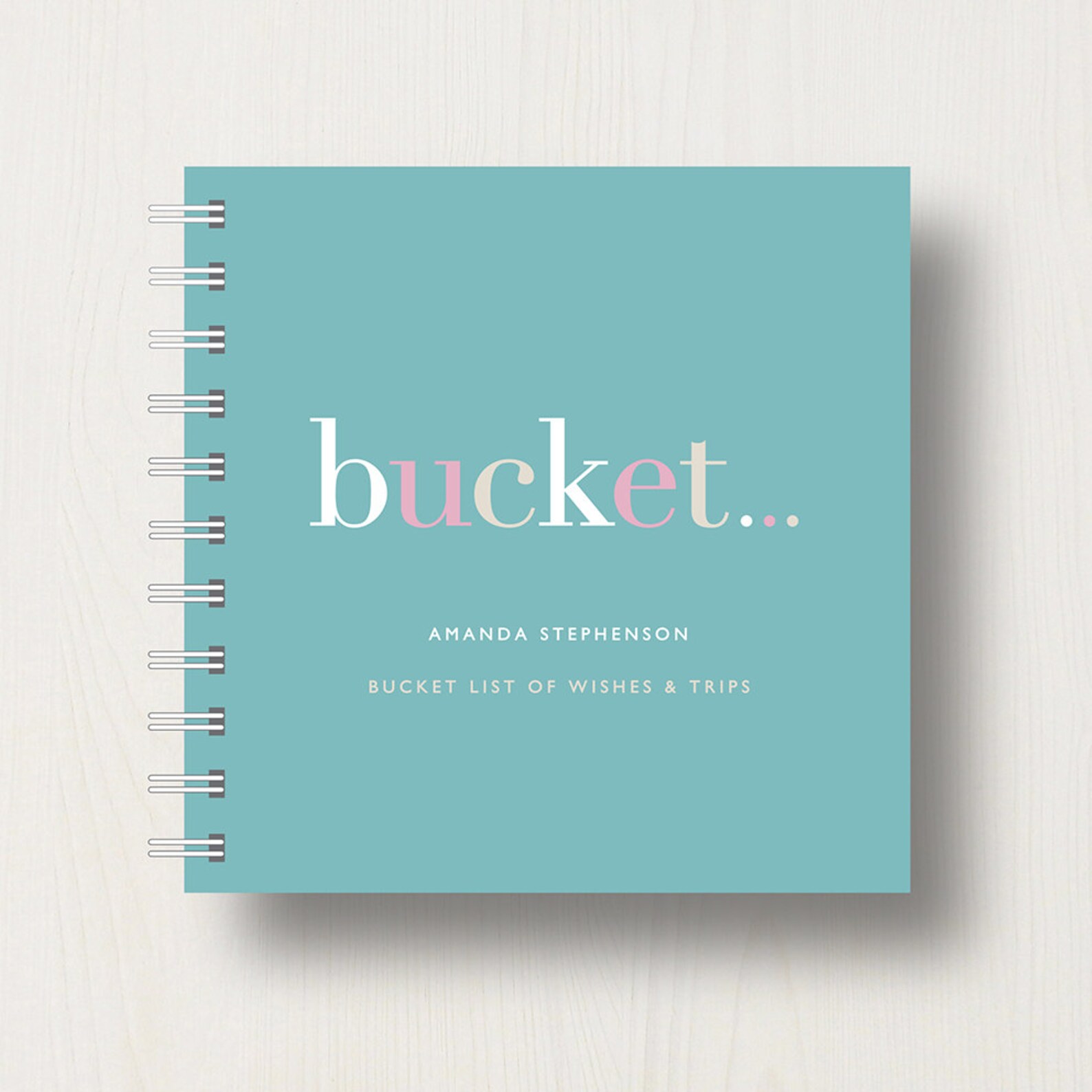Personalised 'bucket' List Small Notebook - Etsy UK