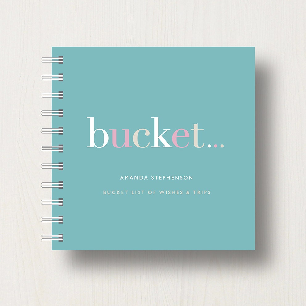 Personalised 'bucket' List Small Notebook - Etsy