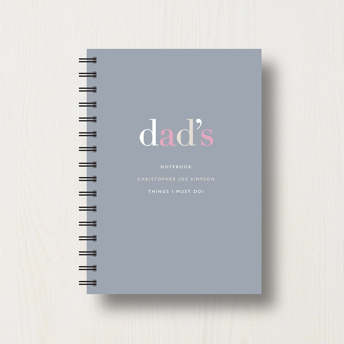 Personalised Dad's Journal or Notebook - Etsy