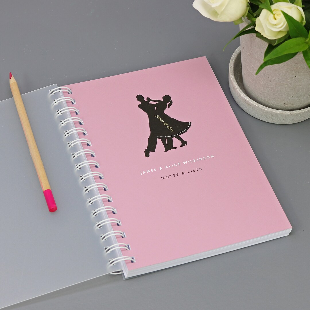Personalised Ballroom Dancing Lovers Notebook - Etsy
