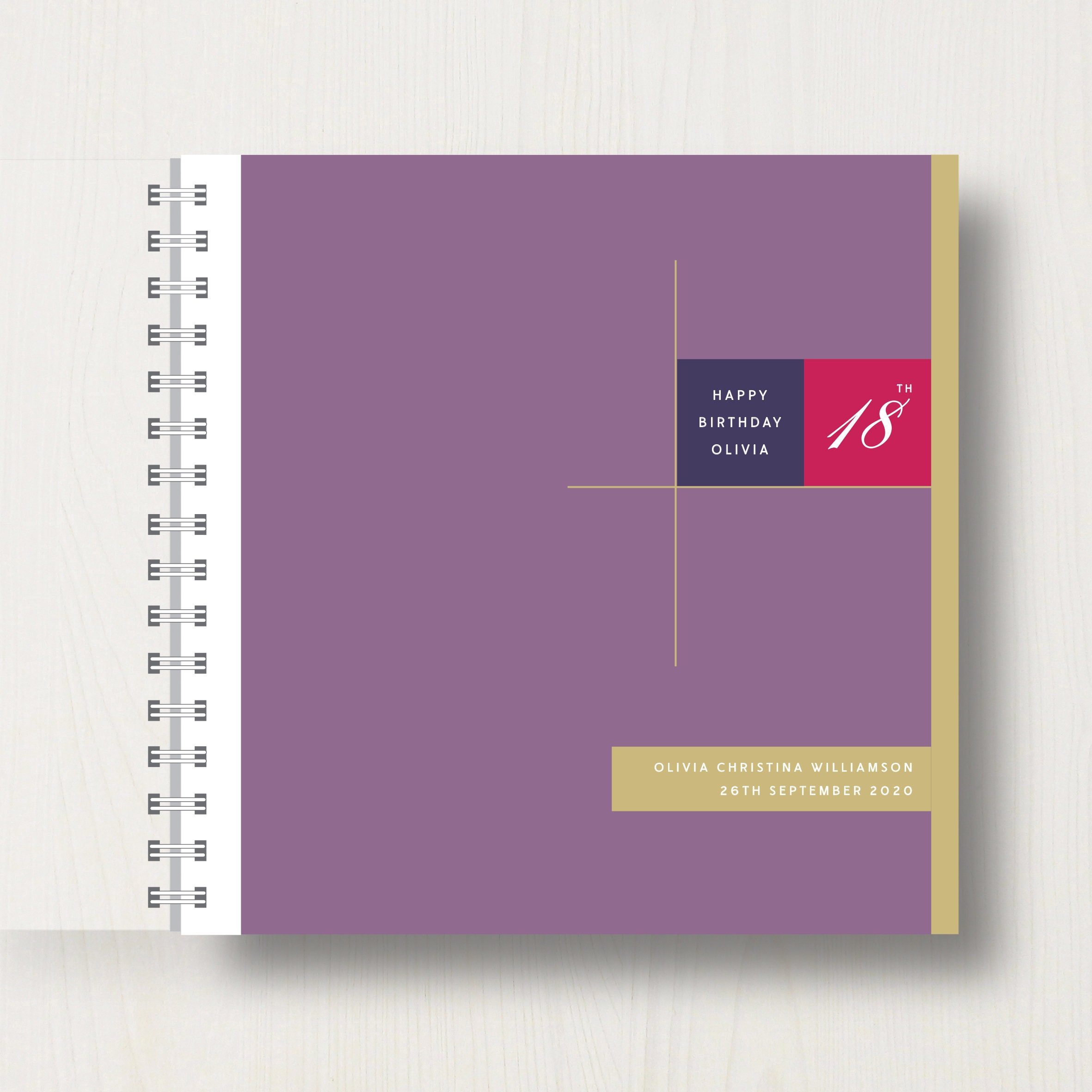 Personalised 18th Birthday Memory Book - Etsy