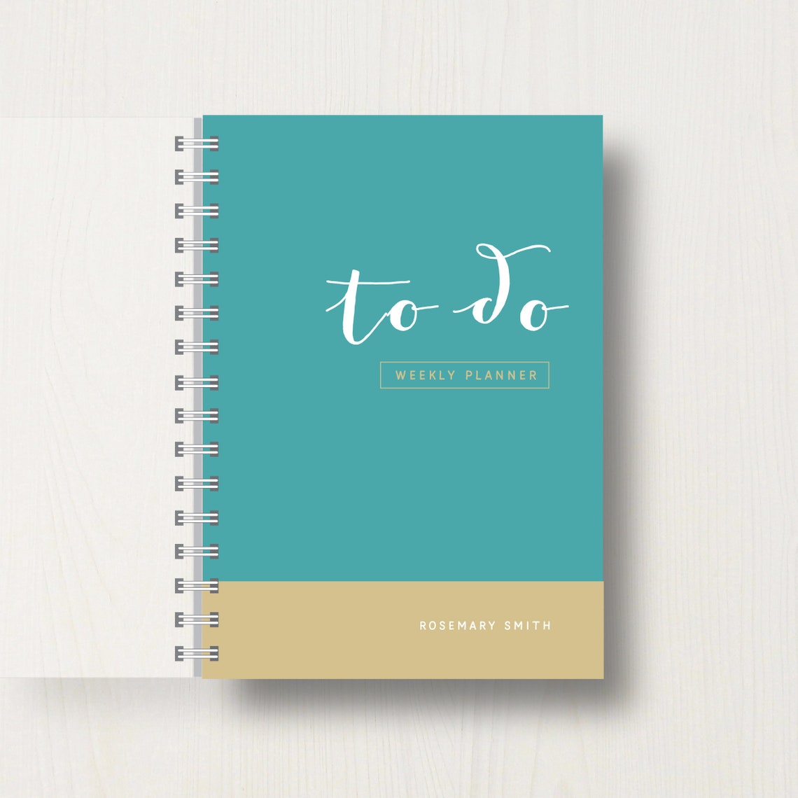 Personalised 'To Do' Weekly Planner Journal | Etsy