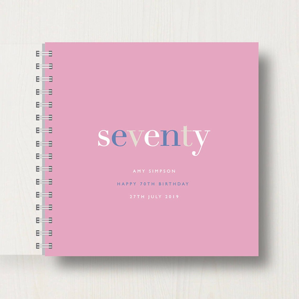 Personalised 70th Birthday Memory Book or Album - Etsy