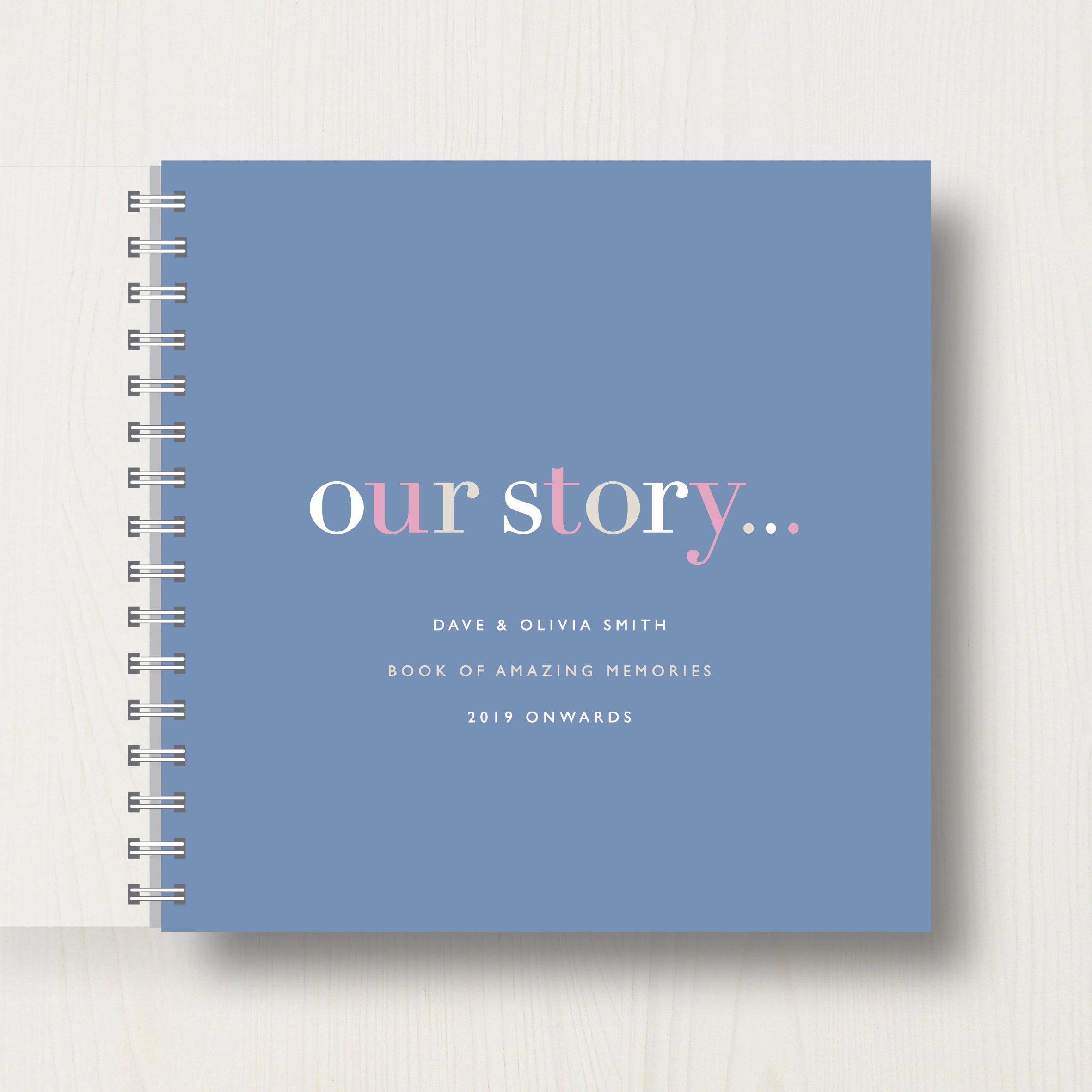 Personalised 'Our Story' Memory Book Or Album