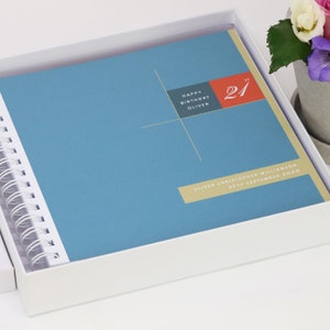 Personalised 21st Birthday Memory Book - Etsy