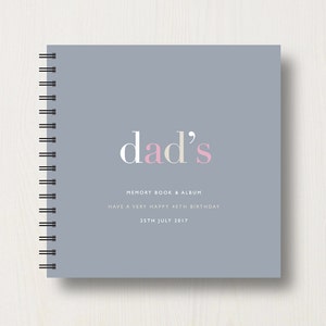Personalised Dad Memory Book or Album - Etsy