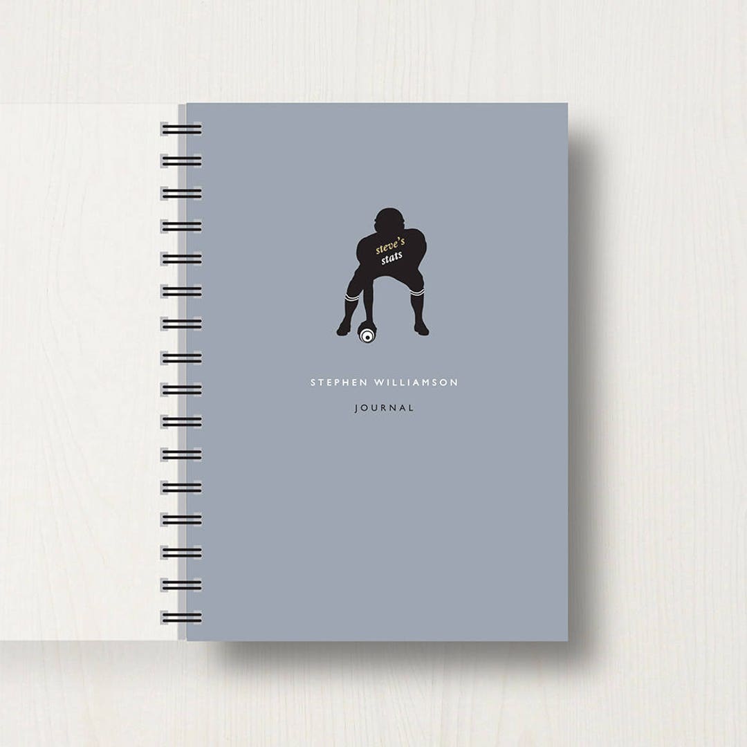 Personalised American Football Lovers Journal - Etsy