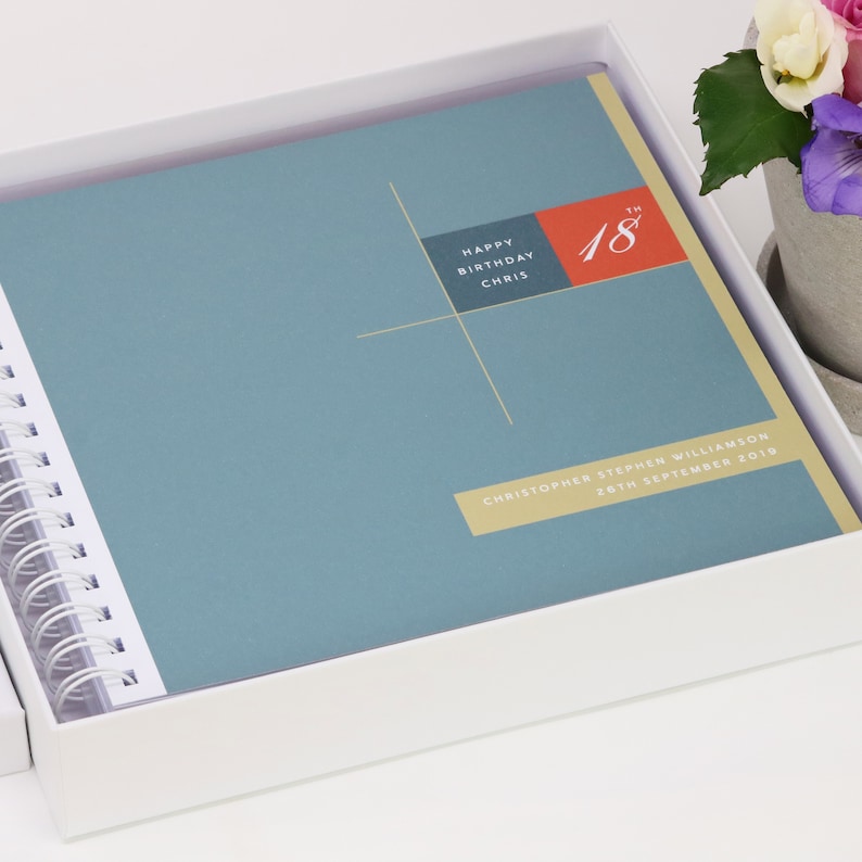 Personalised 18th Birthday Memory Book - Etsy