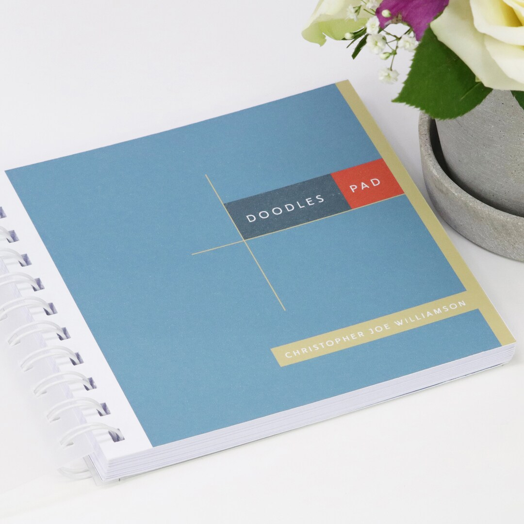 Personalised 'doodles' Small Sketch Pad - Etsy UK