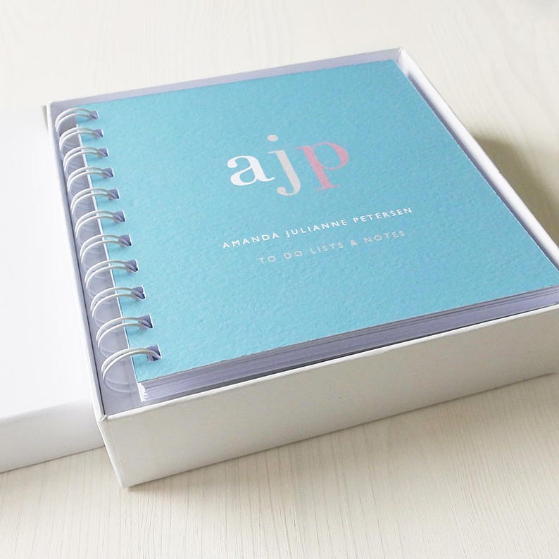 White Laminated Small Notebook Gift Box (notebook NOT INCLUDED) - Etsy