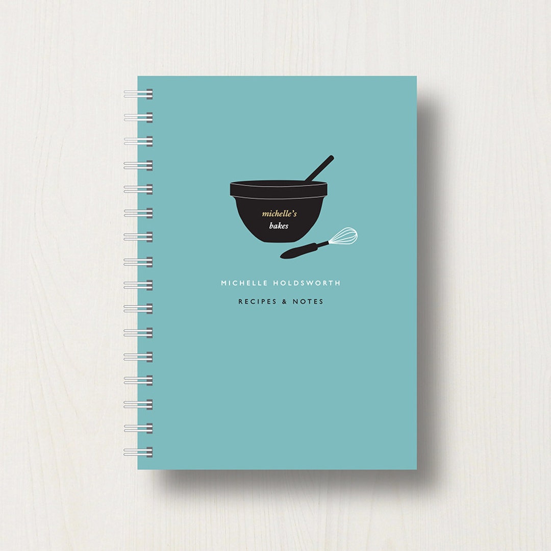 Personalised Baking Lover's Recipe Journal or Notebook - Etsy
