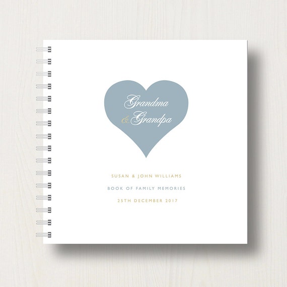 Personalised Grandparents Memories Book or Album - Etsy