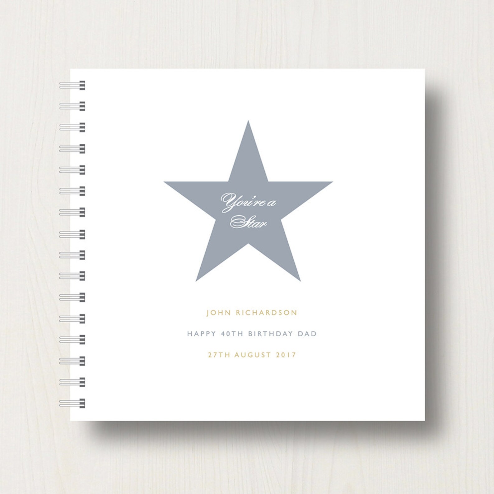 Personalised Special Dad Star Memory Book or Album - Etsy