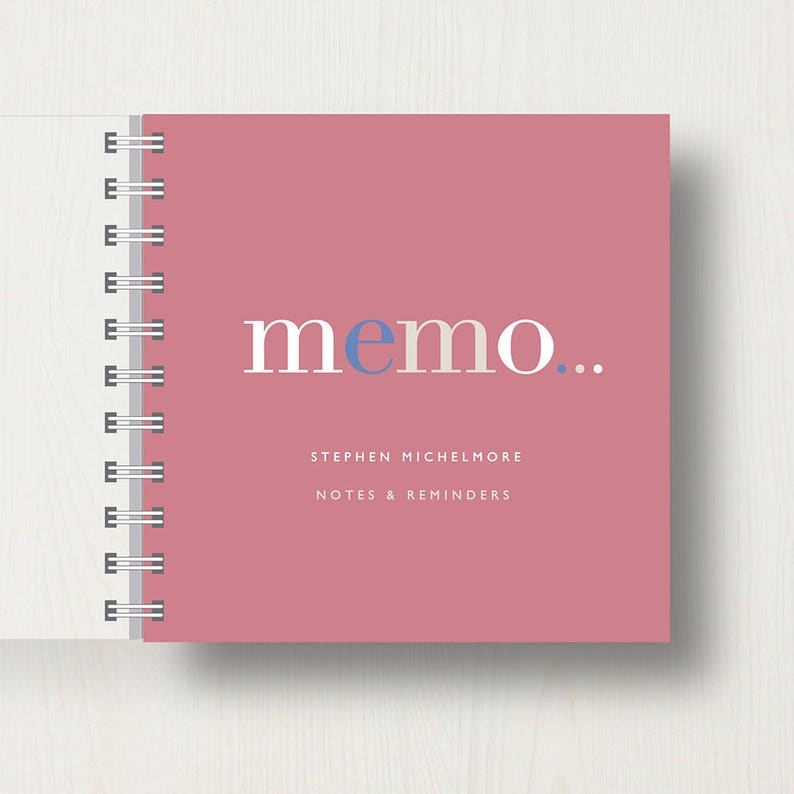 Personalised 'memo' to Do Small Note Book - Etsy