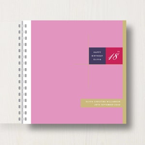 Personalised 18th Birthday Memory Book - Etsy
