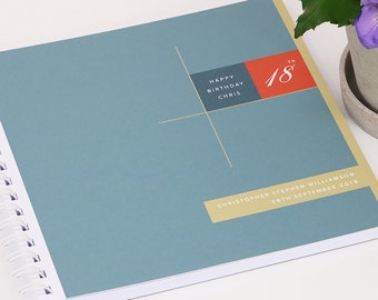 Personalised 18th Birthday Memories Book or Album | Etsy UK