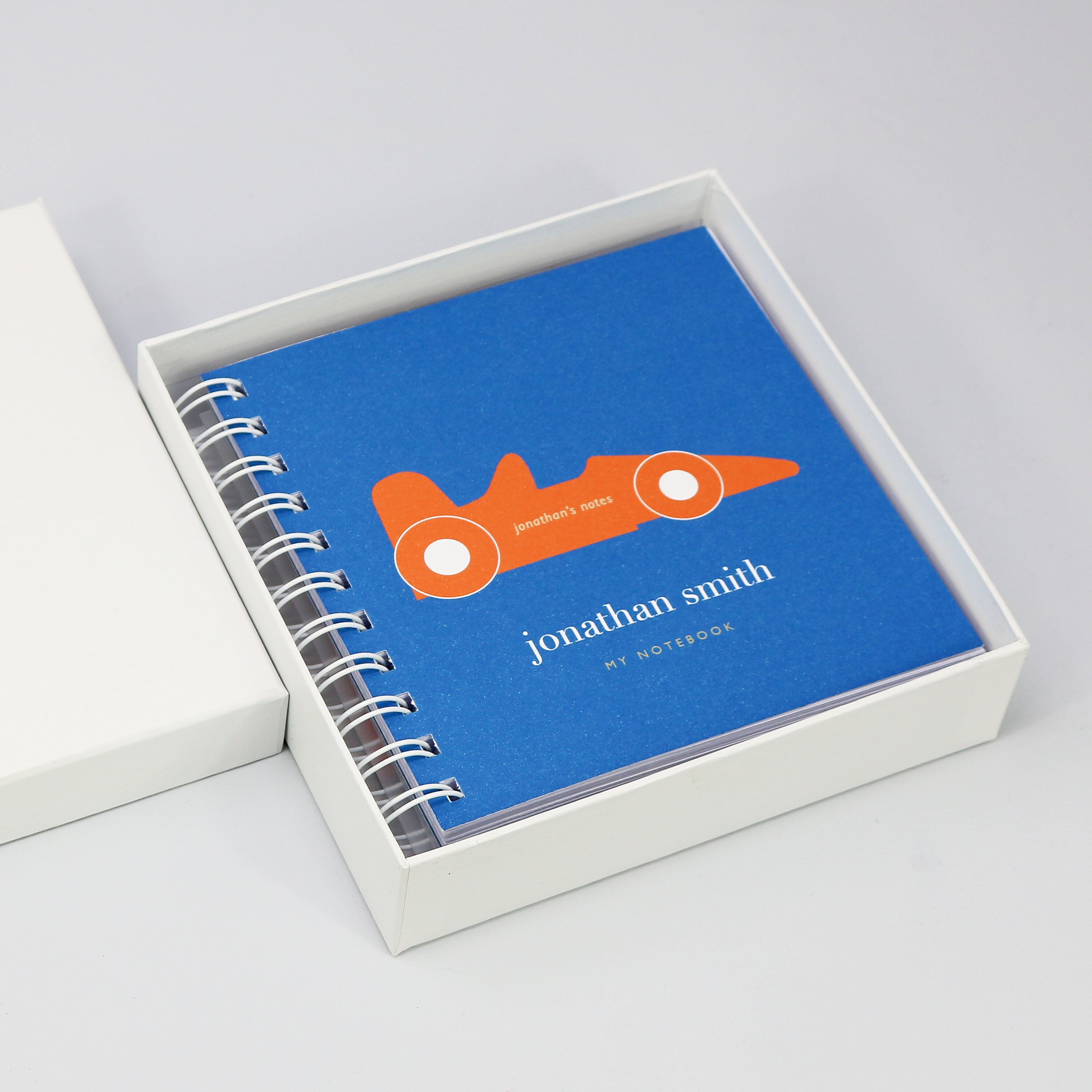 Personalised Children's Racing Car Small Notebook - Etsy UK