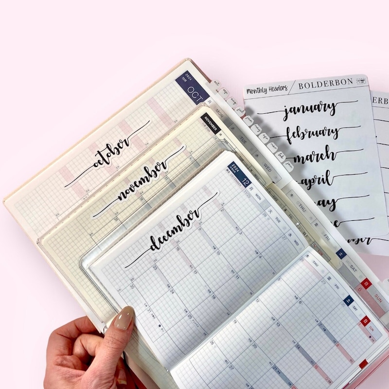 Monthly Headers - Etsy