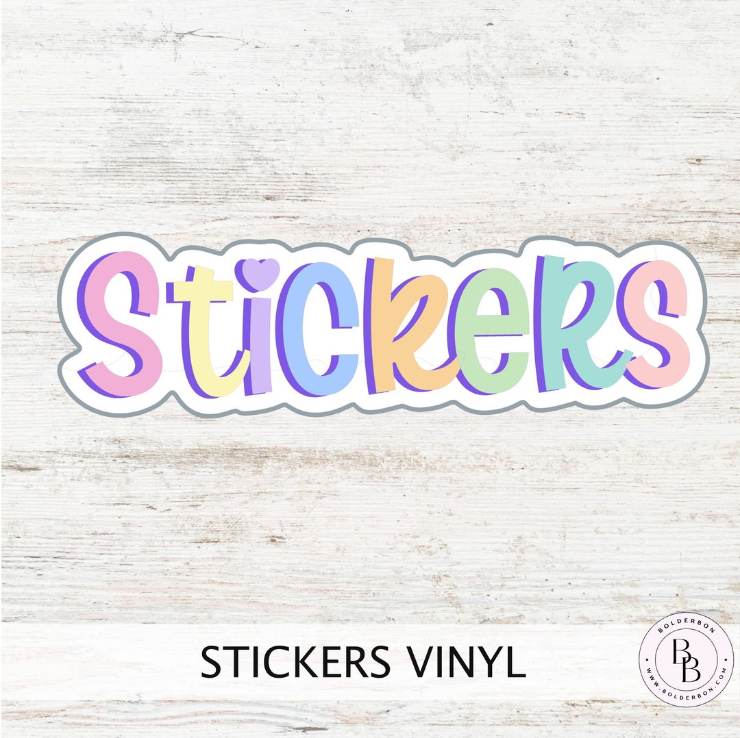 STICKERS Cute Stickers Vinyl Sticker Lover Sticker Fanatic Laptop ...