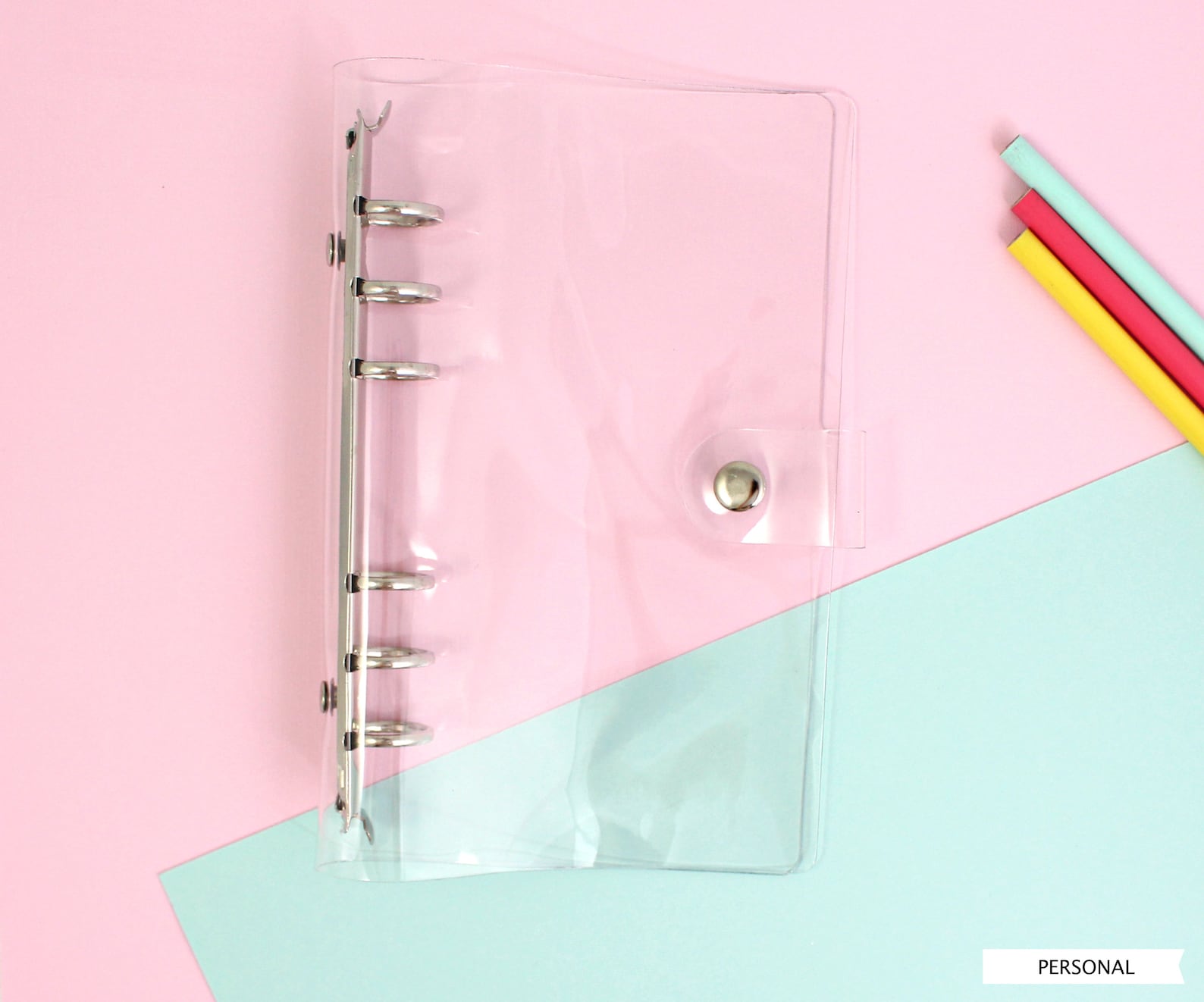 Clear Binder A5 Personal Pocket Clear Planner Sticker | Etsy