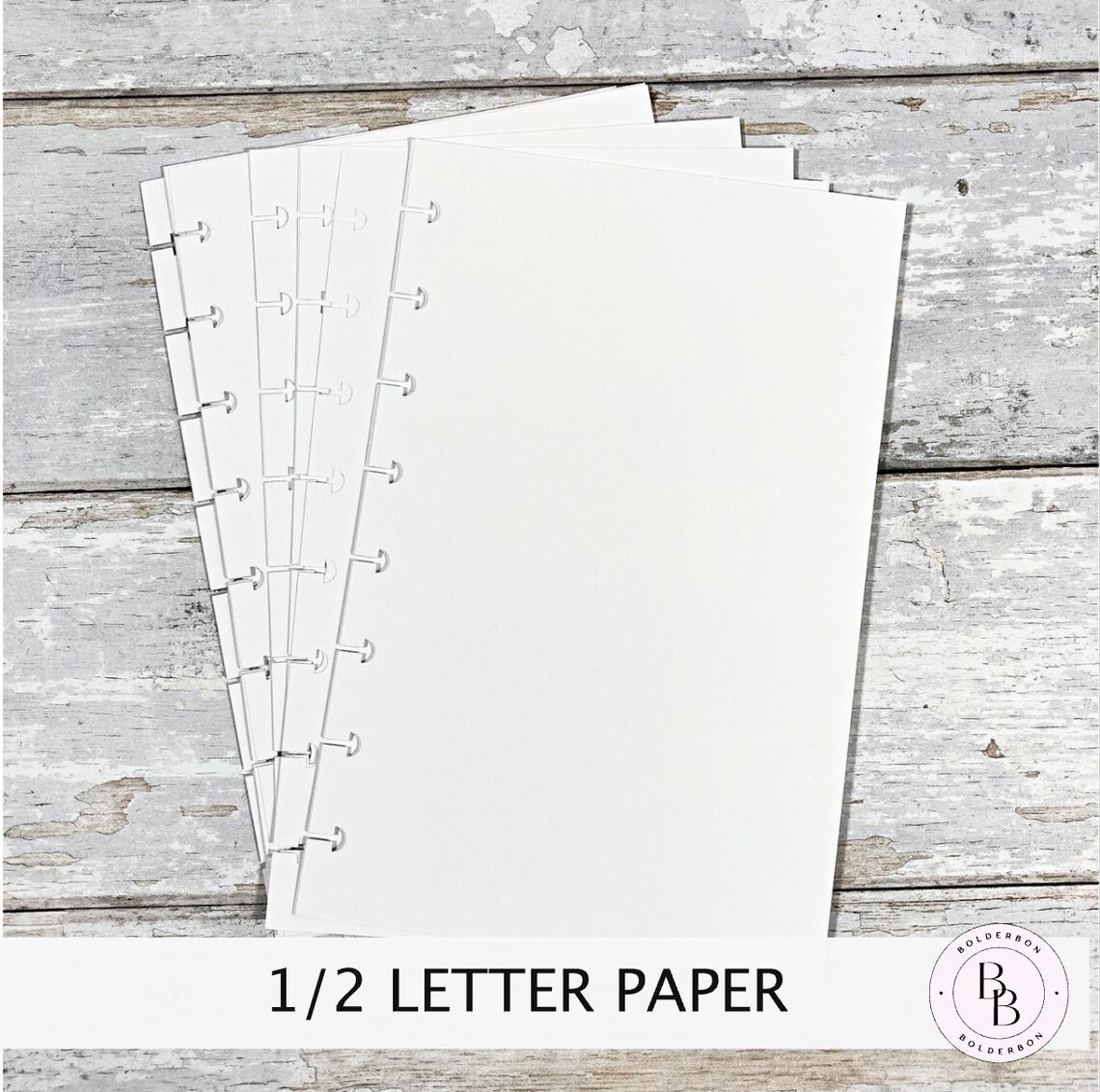 Discbound Notebook || Half Letter or B6 Size, Clear Cover, 7 or 8 Disc ...
