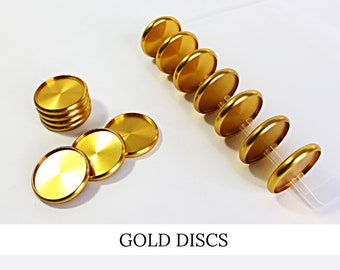Metallic Gold 1-inch Discs - Etsy