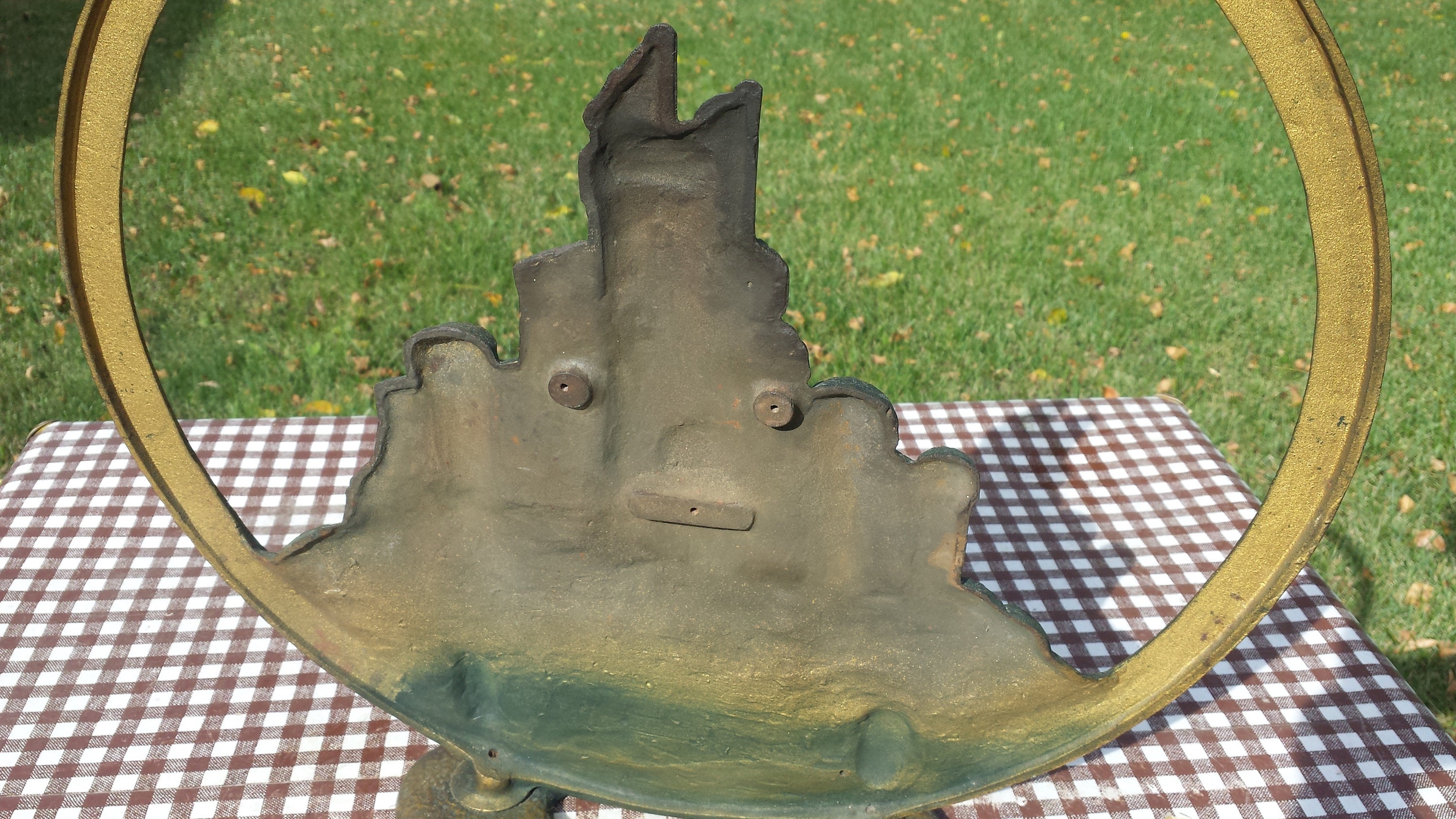 Rare C. 1920's Cast Iron Radio Speaker Base England Castle | Etsy