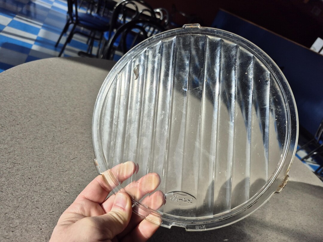 Vintage 1920s FORD Flat Glass Fluted Headlight Lens 8 1/2" A-13060 Mck ...