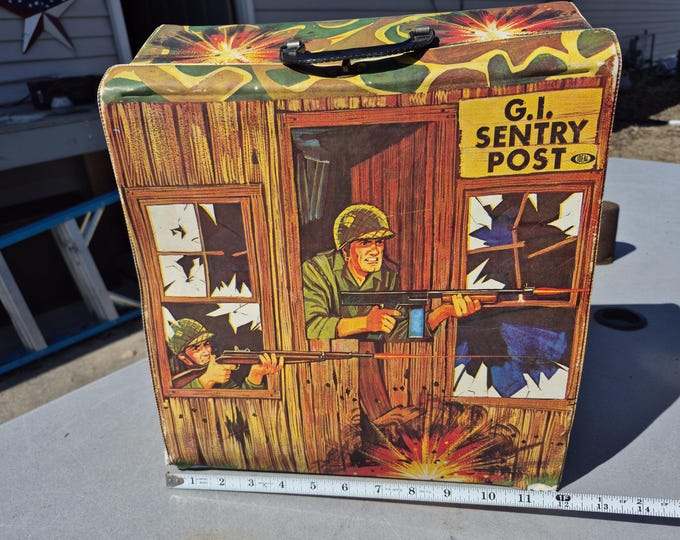 1960s G.I. Joe Sentry Post Accessories Action Figure Carrying Case - Etsy