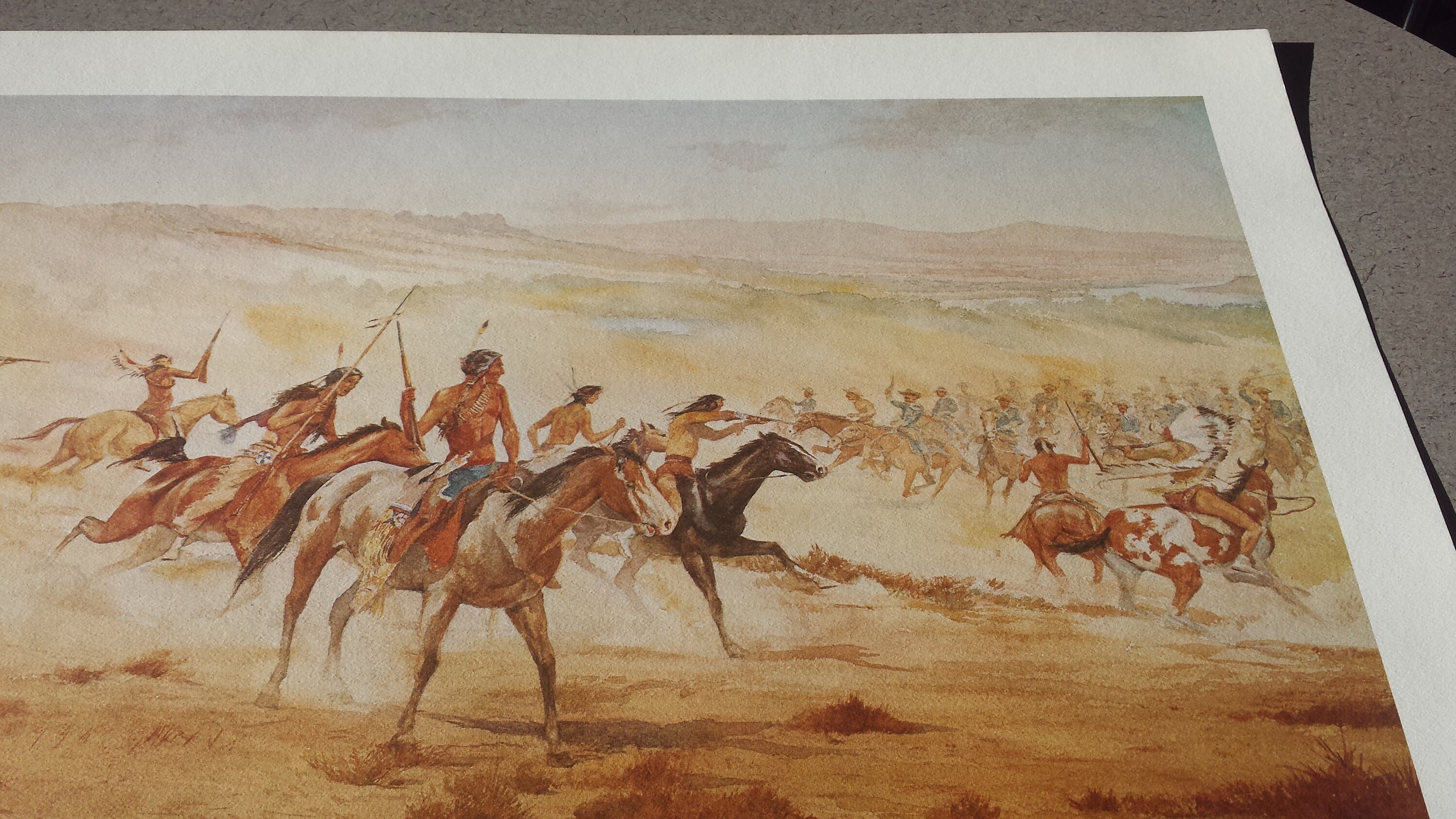 William Nelson Custer Series 3 Battle Of The Little Big Horn | Etsy