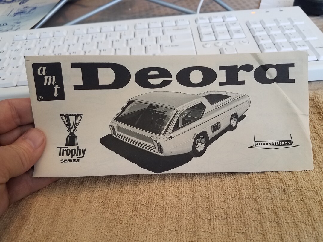 Vtg Dodge Decora Show Car Model Car Instruction Sheet AMT Co. - Etsy
