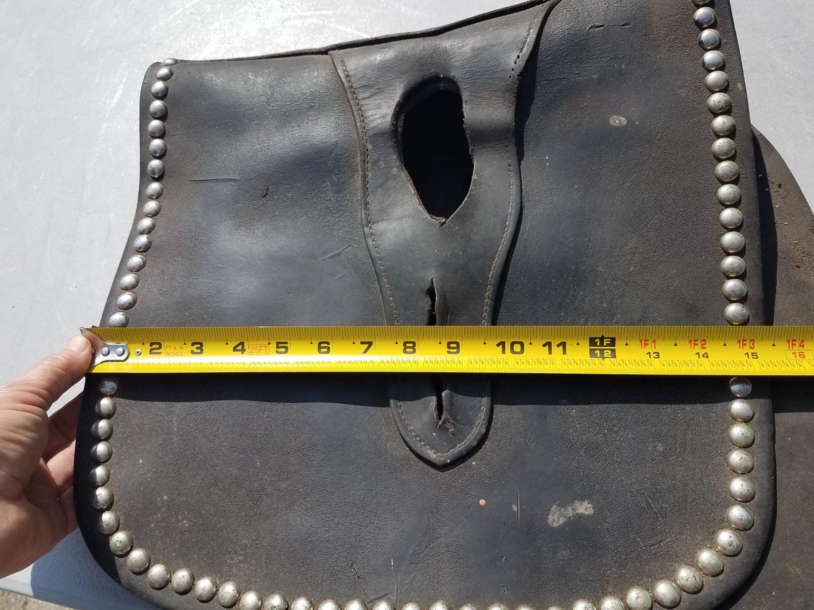 Vintage Horse Tack Harness Hames Cover Equestrian Parade Leather Craft ...