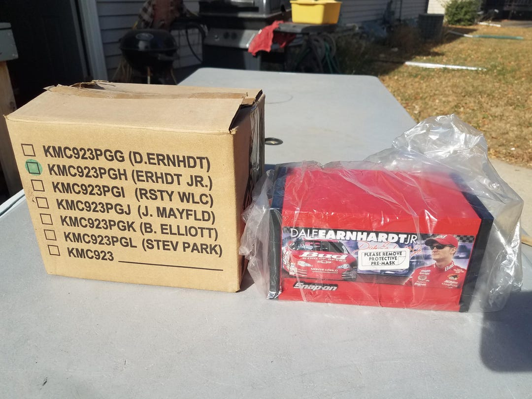 C. 1990s Snap-on Tools Racing Mini Metal Toolbox Dale Earnhardt Jr W ...