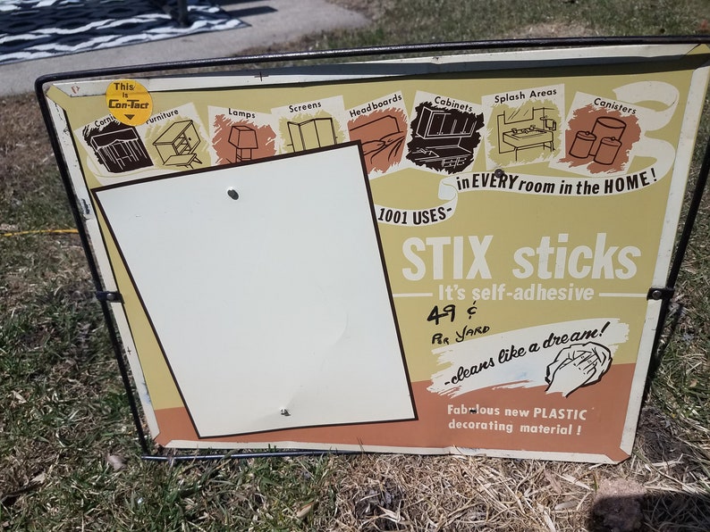 Vtg 1950's Hardware Store Department Store Counter Display Advertising ...