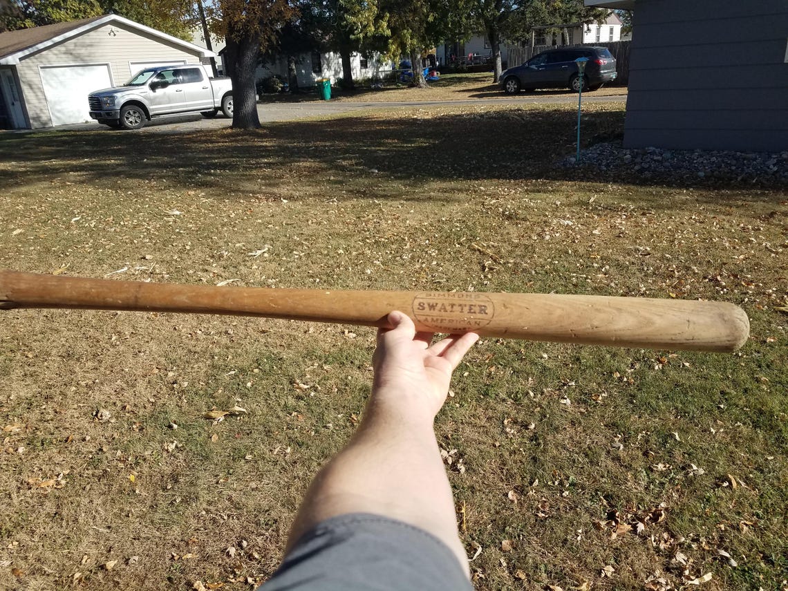 C. 1920s Vintage EC Simmons Swatter Wood American Baseball Bat 50 - Etsy