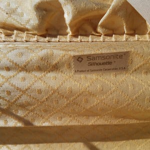 Vintage Samsonite Silhouette Hardshell Clamshell Burgundy 25 Suitcase W ...