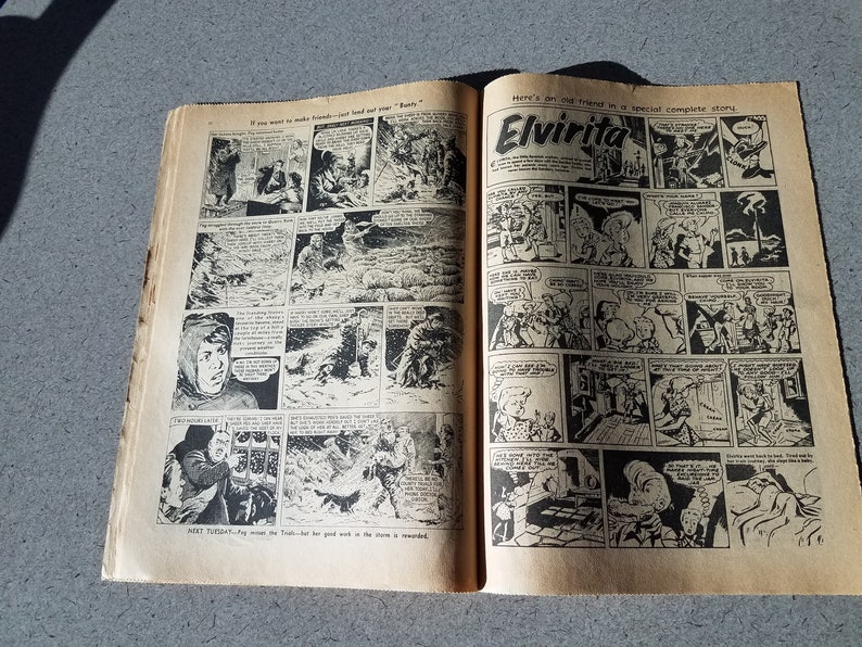 1959 British Bunty Girls Newspaper Comic Book Four Marys Lindy - Etsy