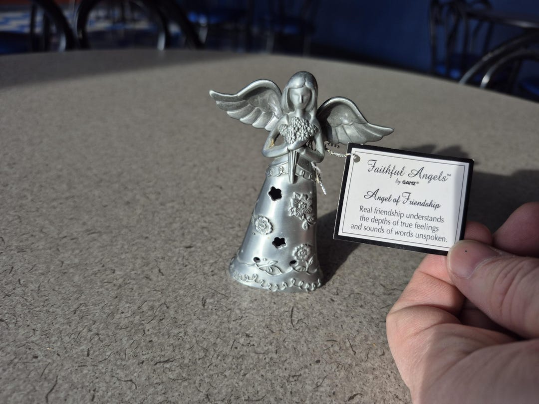 Ganz Faithful Angels Angel of Friendship Pewter Figure Figurine W/ Tag ...