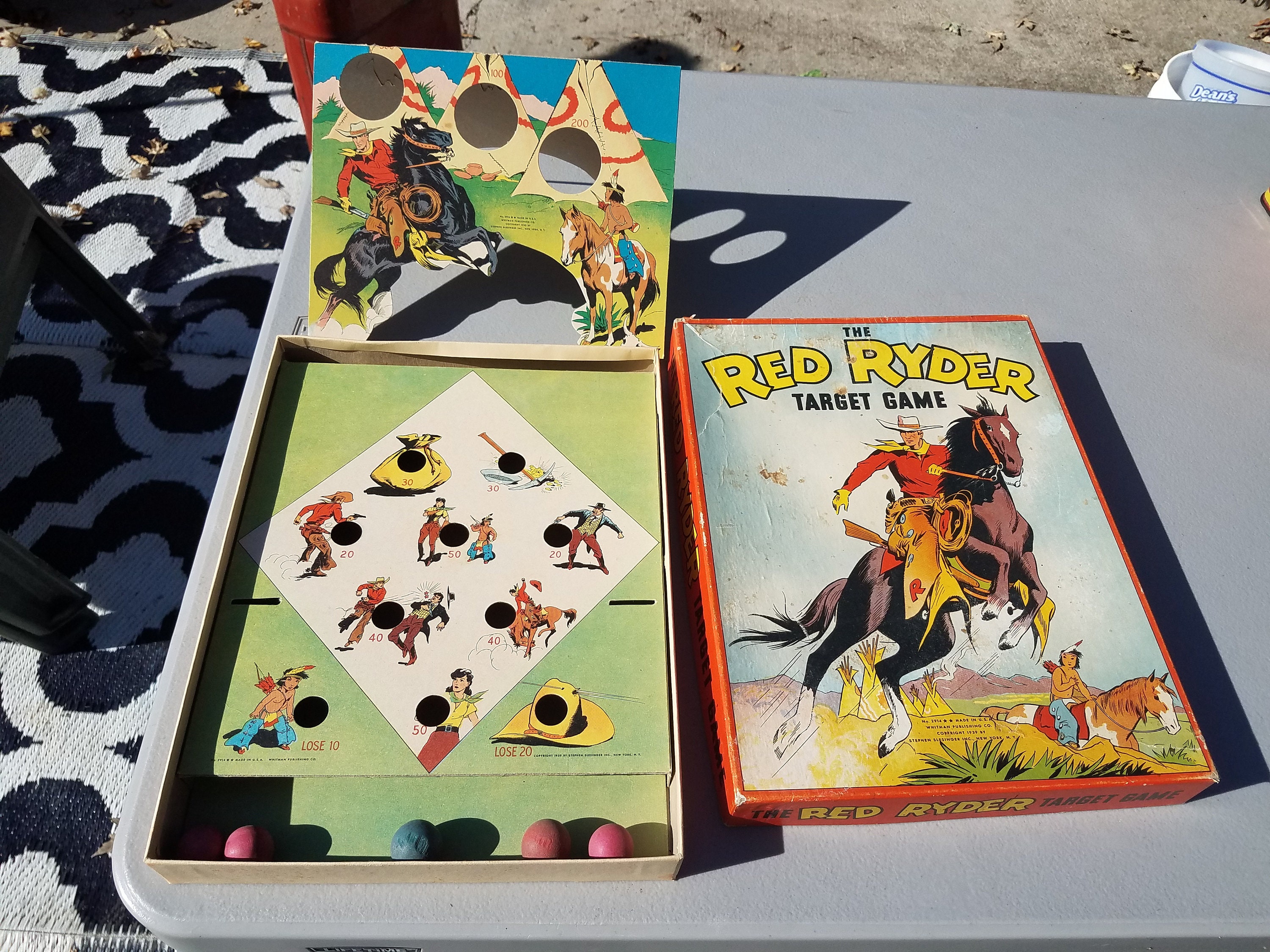 1939 Red Ryder Target Game W/ Box Whitman Co 2914 Cowboy - Etsy
