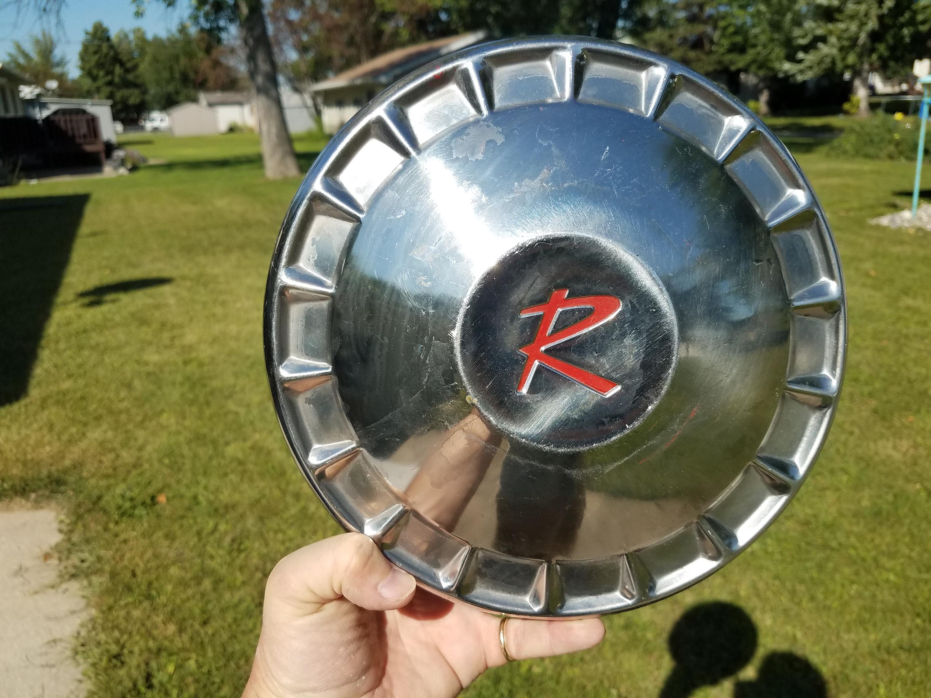 Vintage Pair Lot of 2 AMC Rambler Wheel Covers 10 Dog Dish Hubcaps 1960 ...