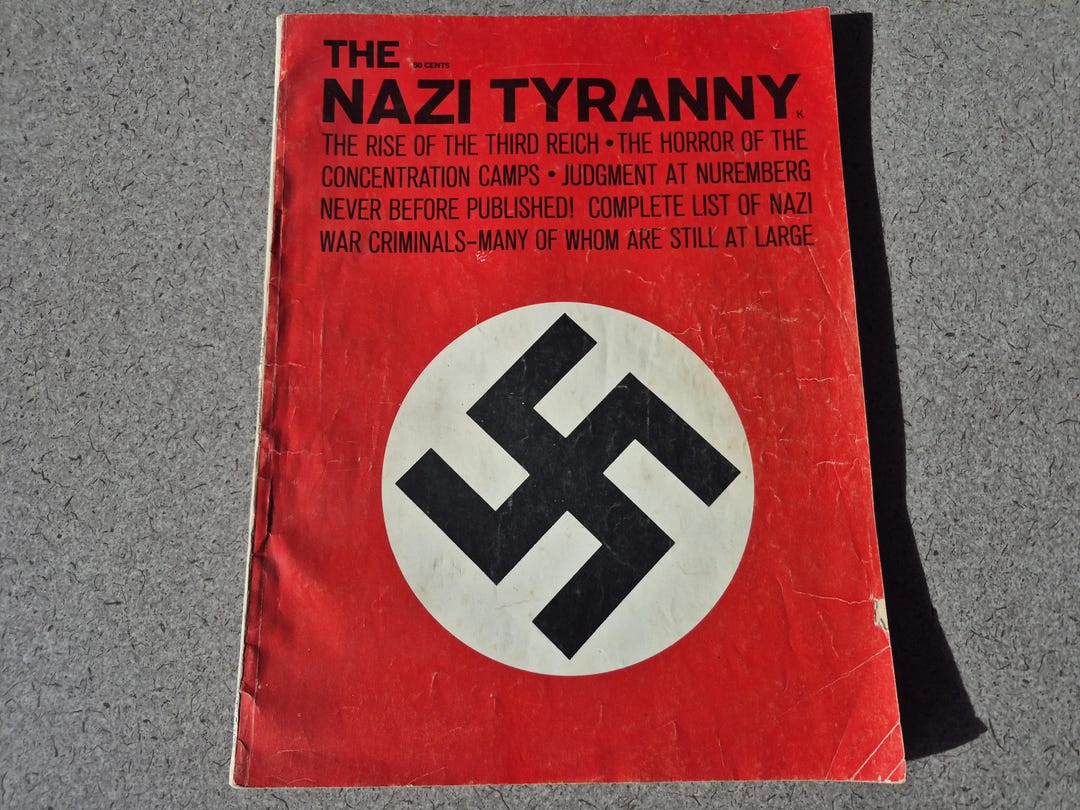 The Nazi Tyranny 1961 Holocaust & WWII History Magazine Rise of Third ...