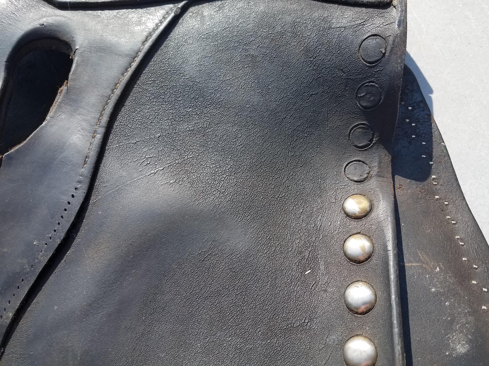 Vintage Horse Tack Harness Hames Cover Equestrian Parade Leather Craft ...