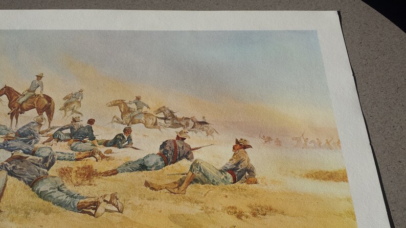 William Nelson Custer Series #4 Battle of the Little Big Horn Signed ...