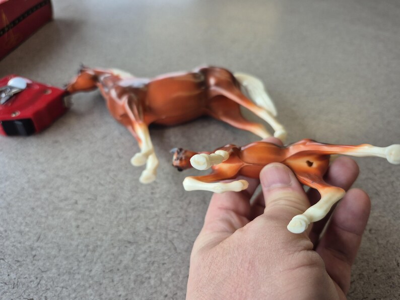 Vintage Lot of 2 Hartland Plastics Horses Colt Foal & Mare - Etsy