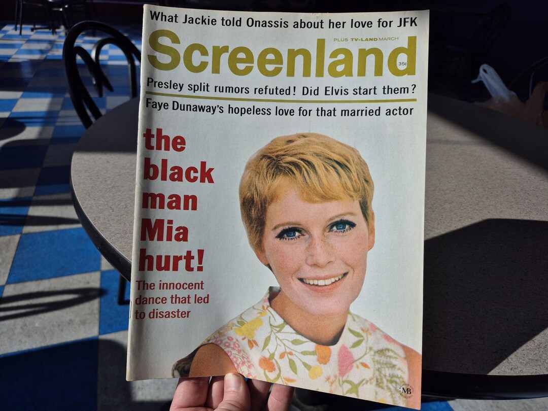 1969 Screenland Sophia Loren Diahann Carroll Elvis Mia Farrow Princess ...