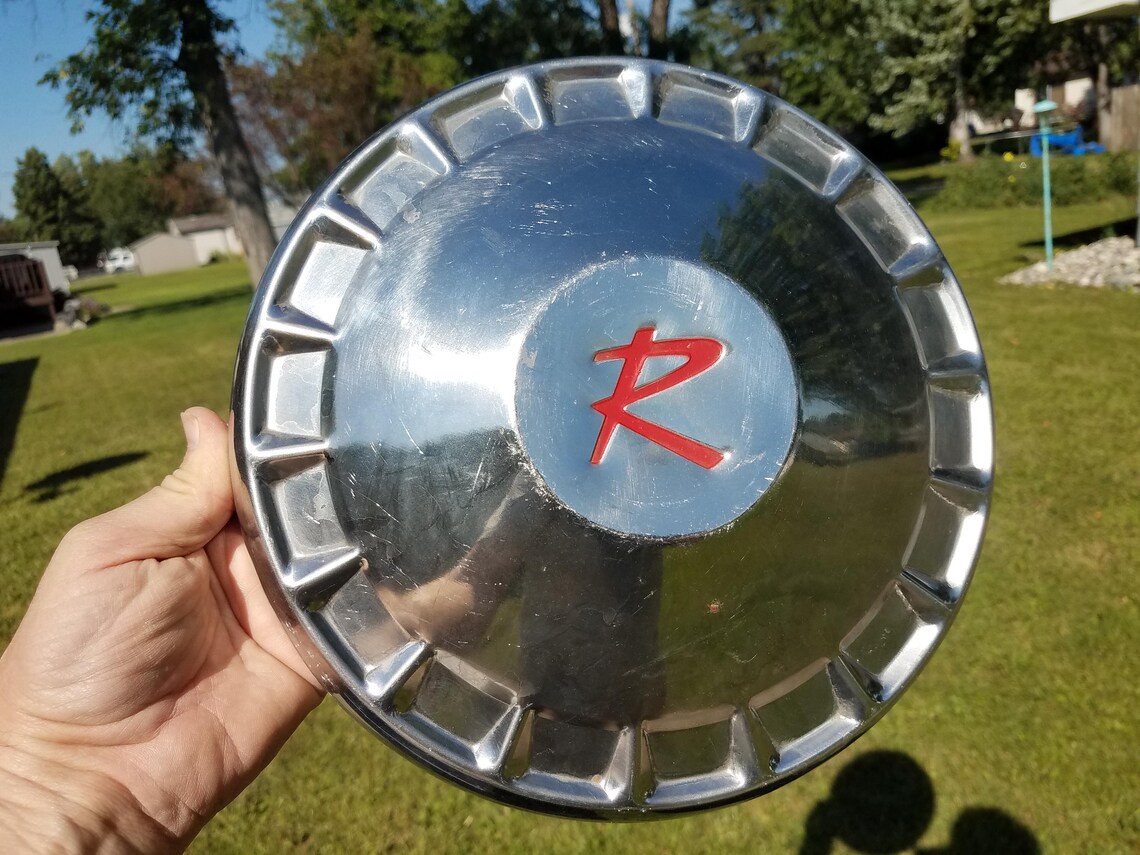 Vintage Pair Lot of 2 AMC Rambler Wheel Covers 10 Dog Dish Hubcaps 1960 ...